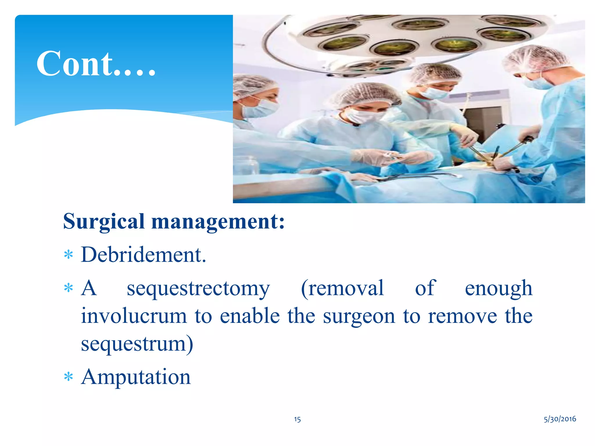 Osteomyelitis | PPTX