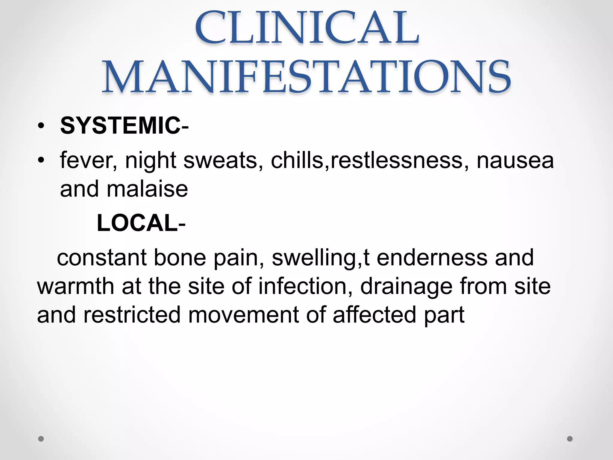 Osteomyelitis | PPTX