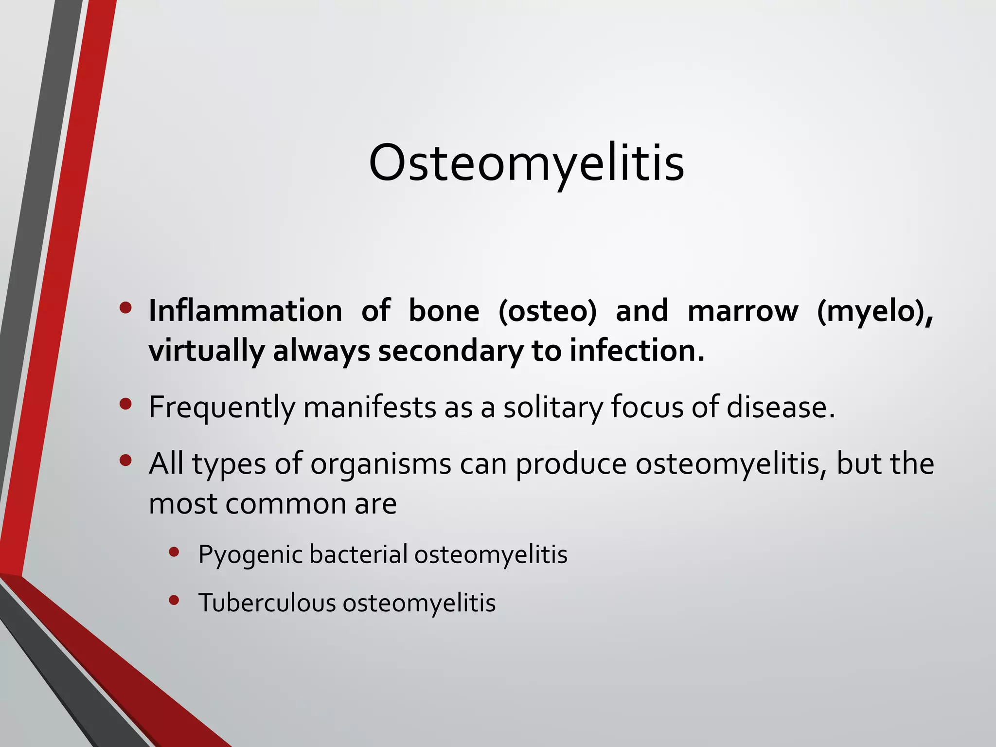 Osteomyelitis | PPT