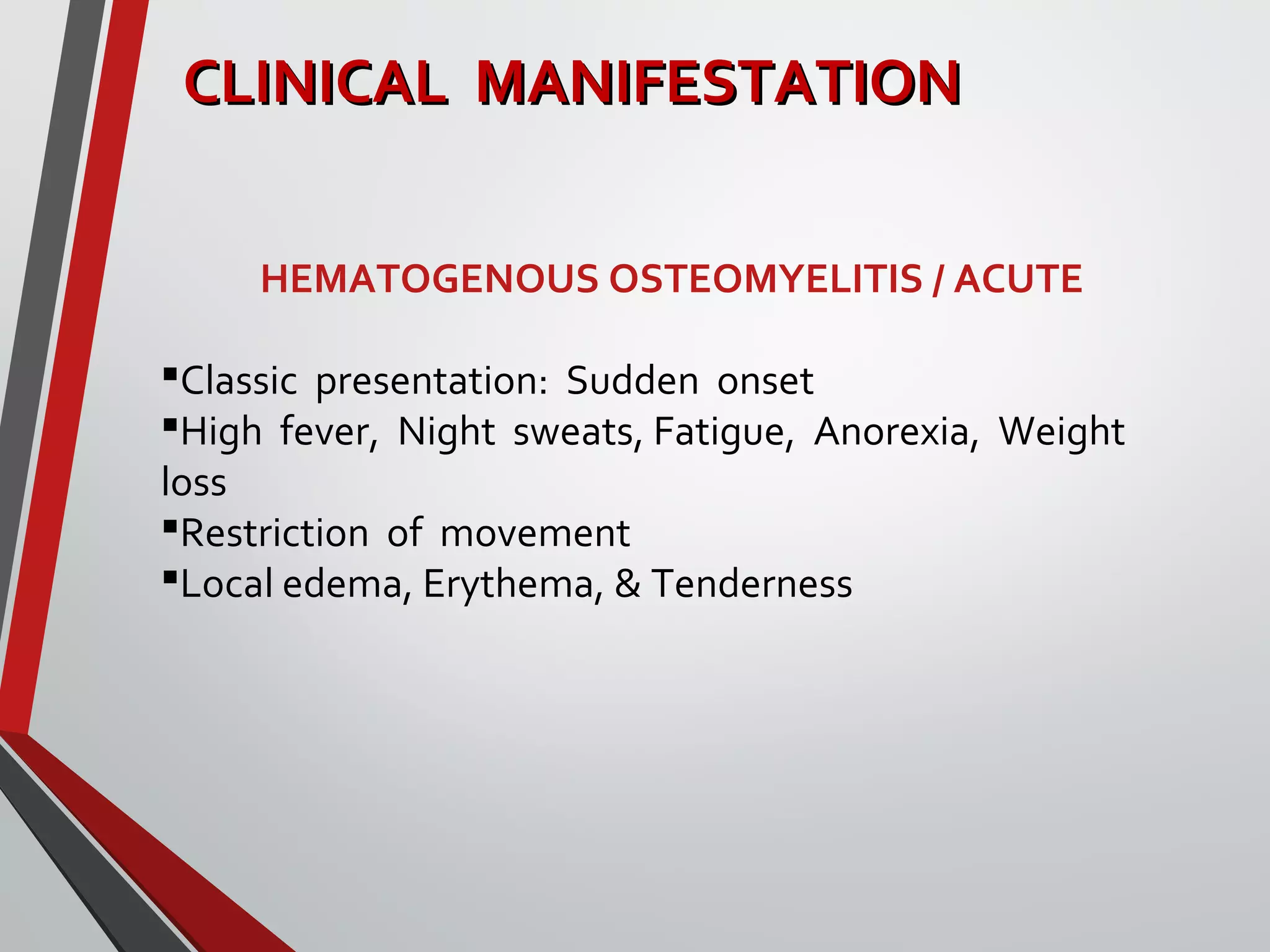 Osteomyelitis | PPT