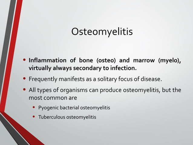 Osteomyelitis | PPT