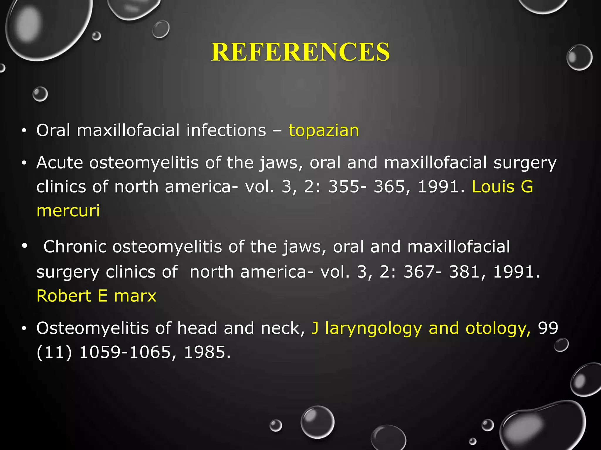Osteomyelitis | PPTX
