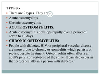 Osteomyelitis | PPTX