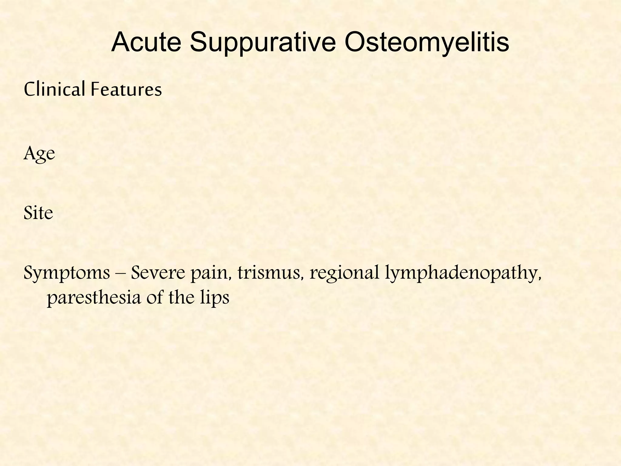 Osteomyelitis | PPTX