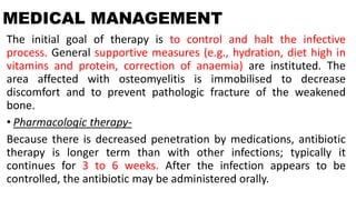 Osteomyelitis and its management | PPTX