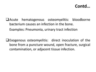 Osteomyelitis | PPTX