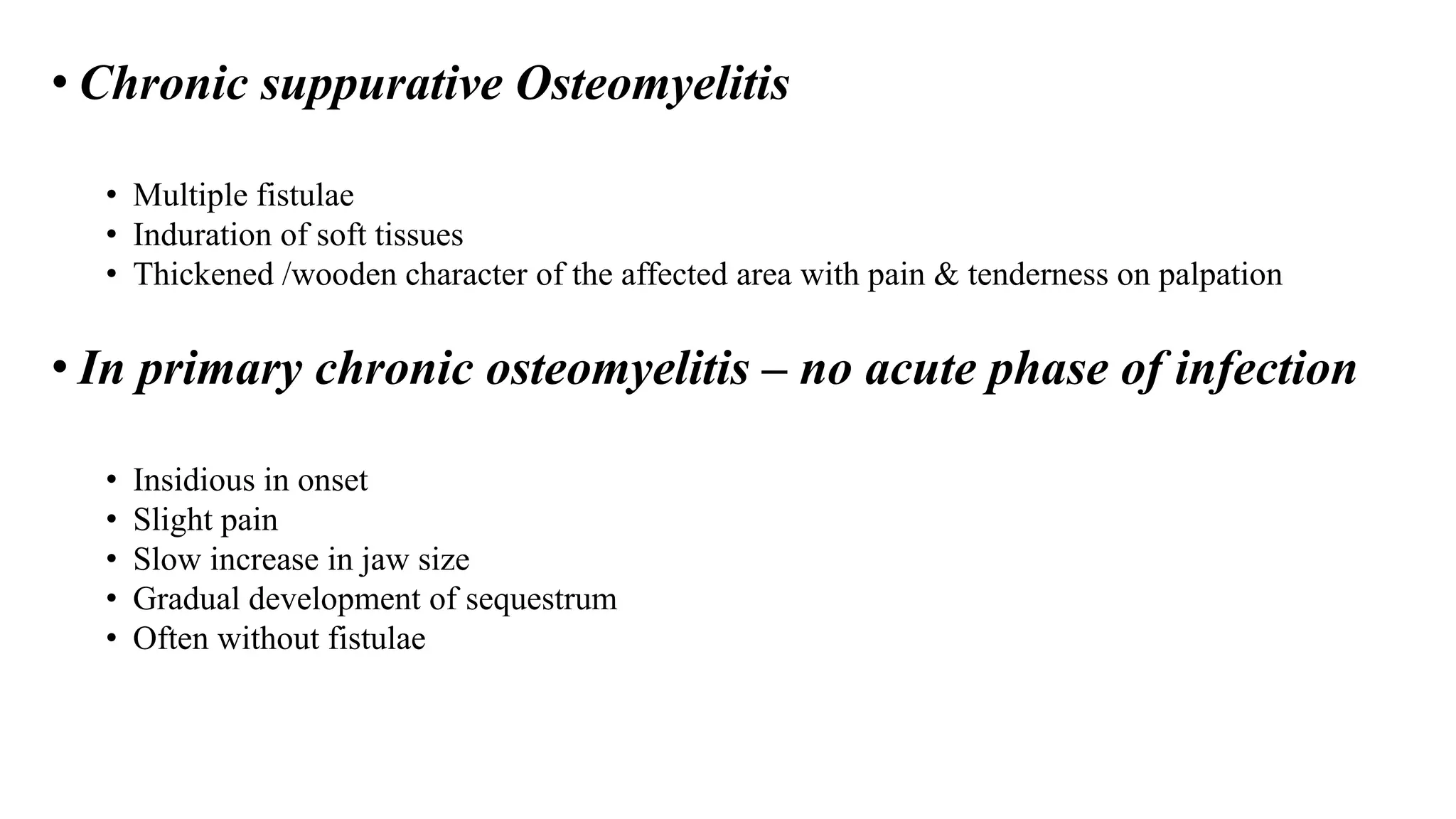 Osteomyelitis of facial skeleton | PPTX