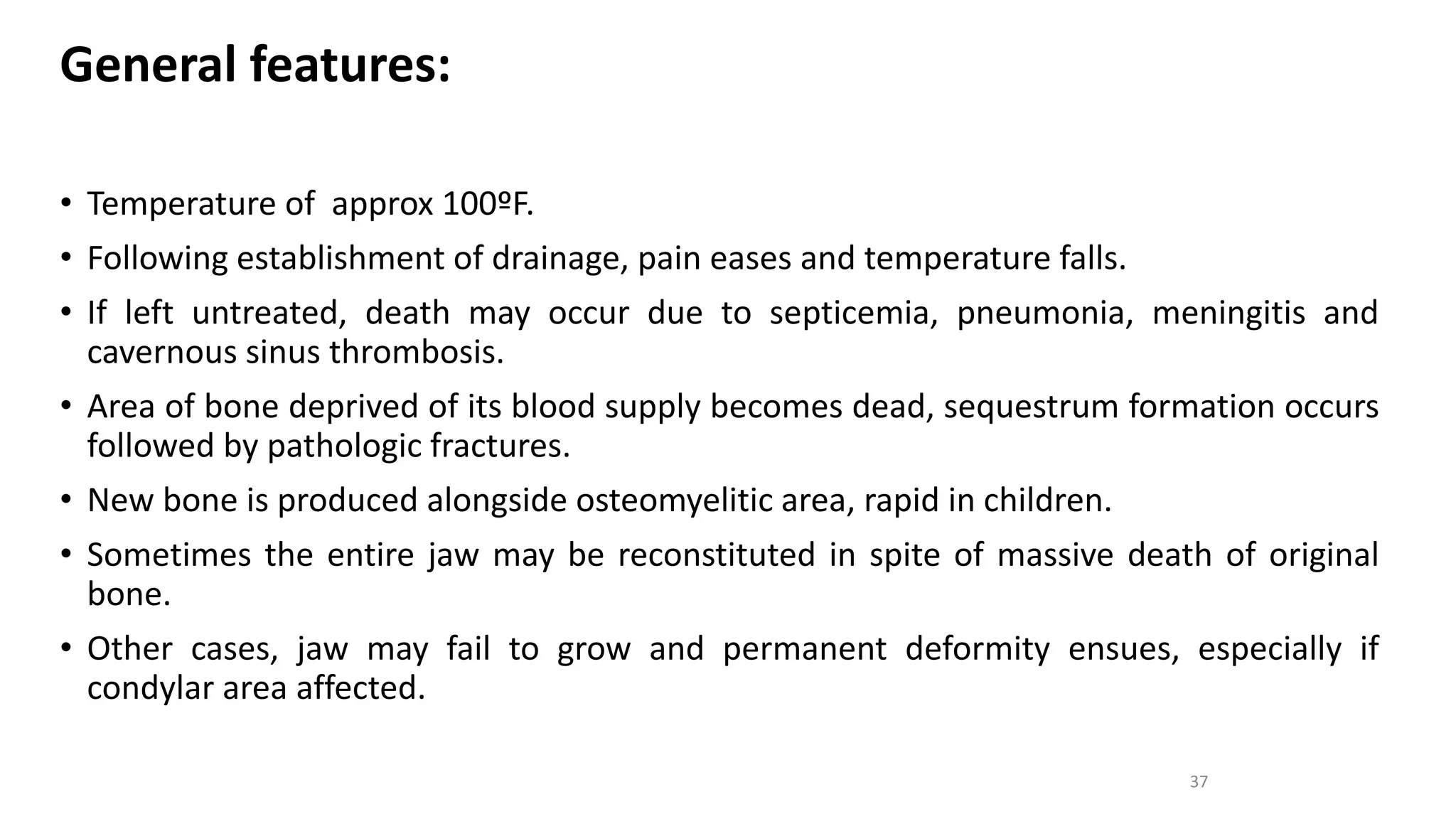Osteomyelitis of facial skeleton | PPTX