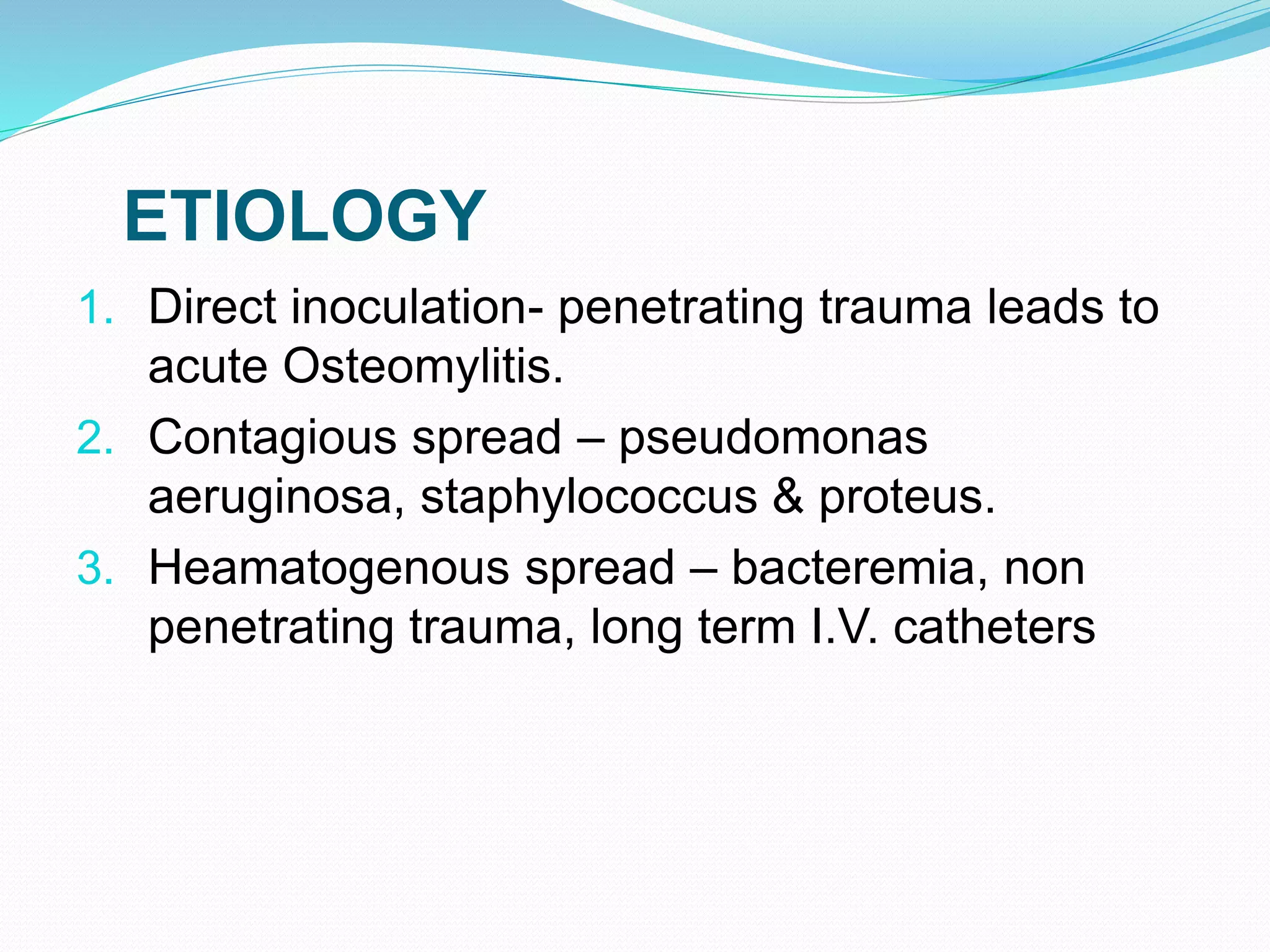 Osteomyelitis | PPTX