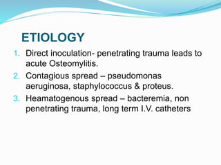 Osteomyelitis | PPTX