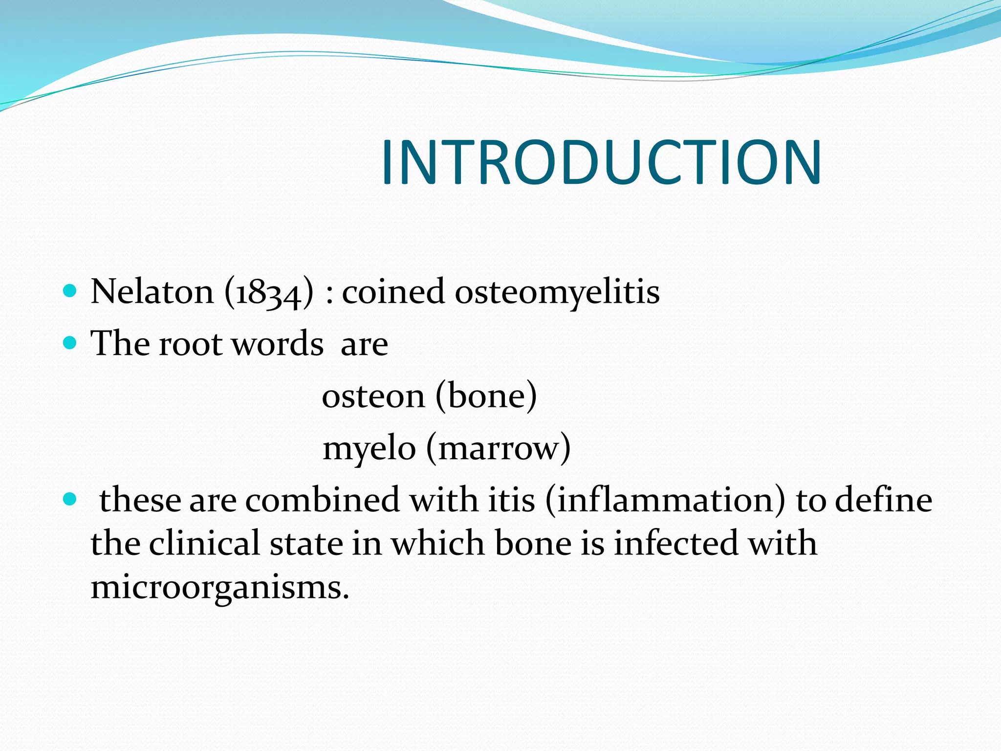 Osteomyelitis | PPTX