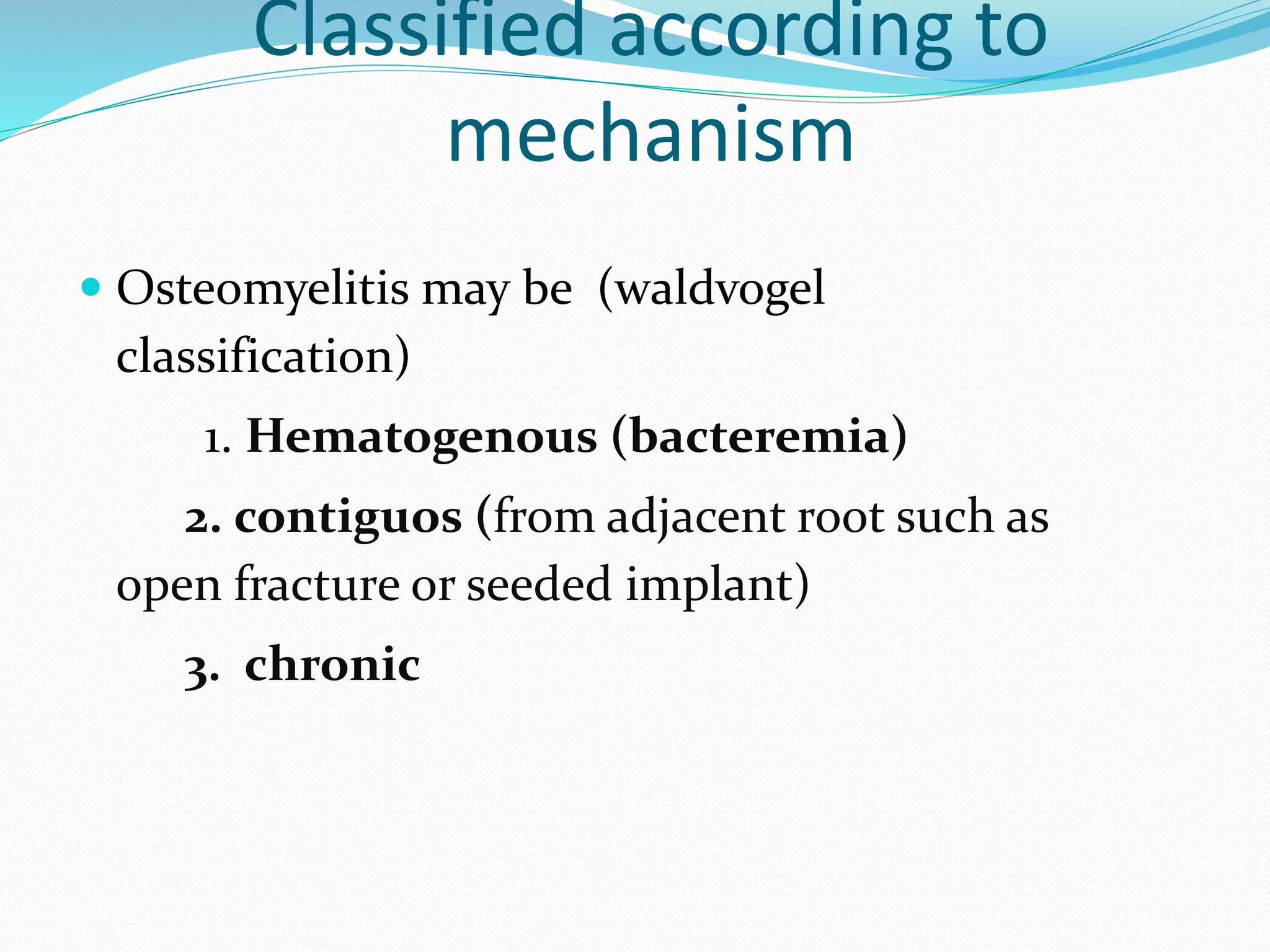 Osteomyelitis | PPTX