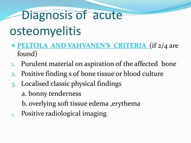 Osteomyelitis | PPT