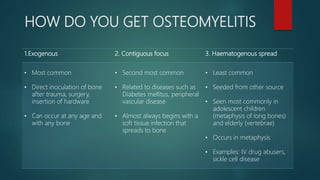 Osteomyelitis | PPT