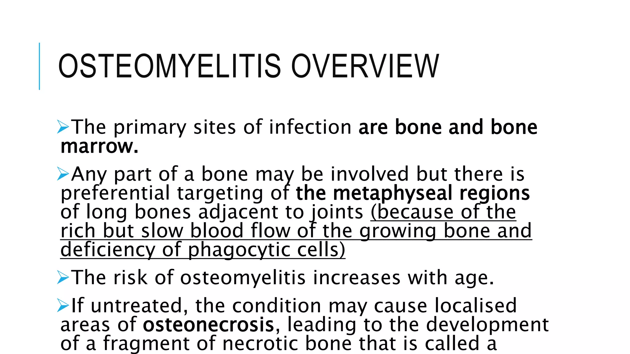 Osteomyelitis | PPTX