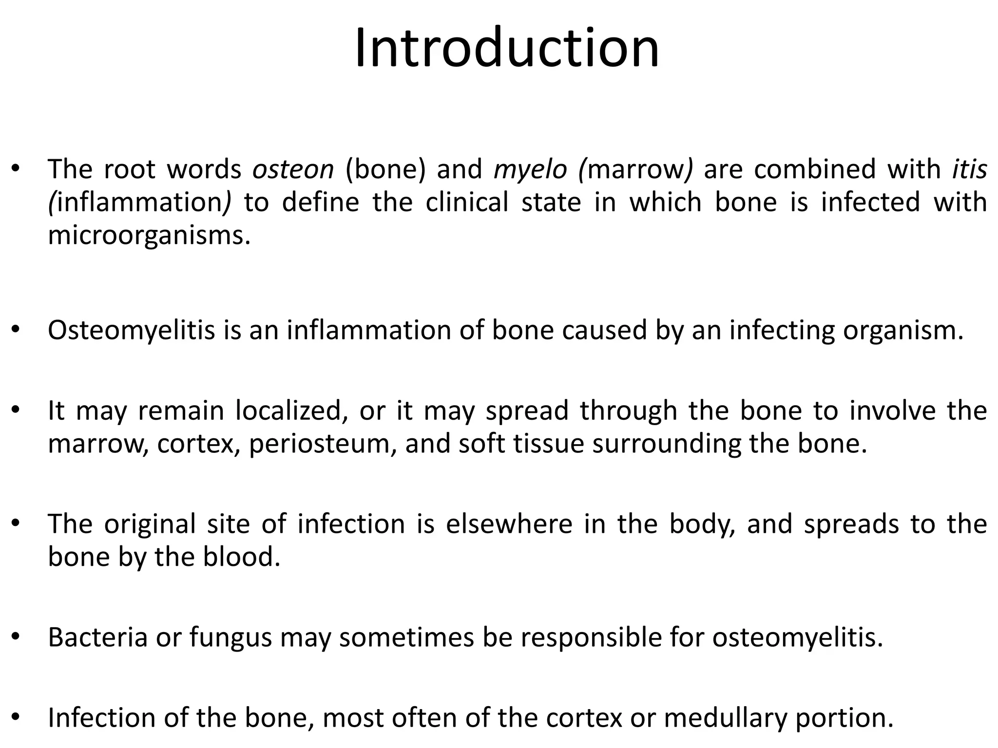 OSTEOMYELITIS | PPTX