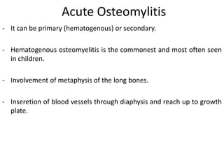 OSTEOMYELITIS | PPTX