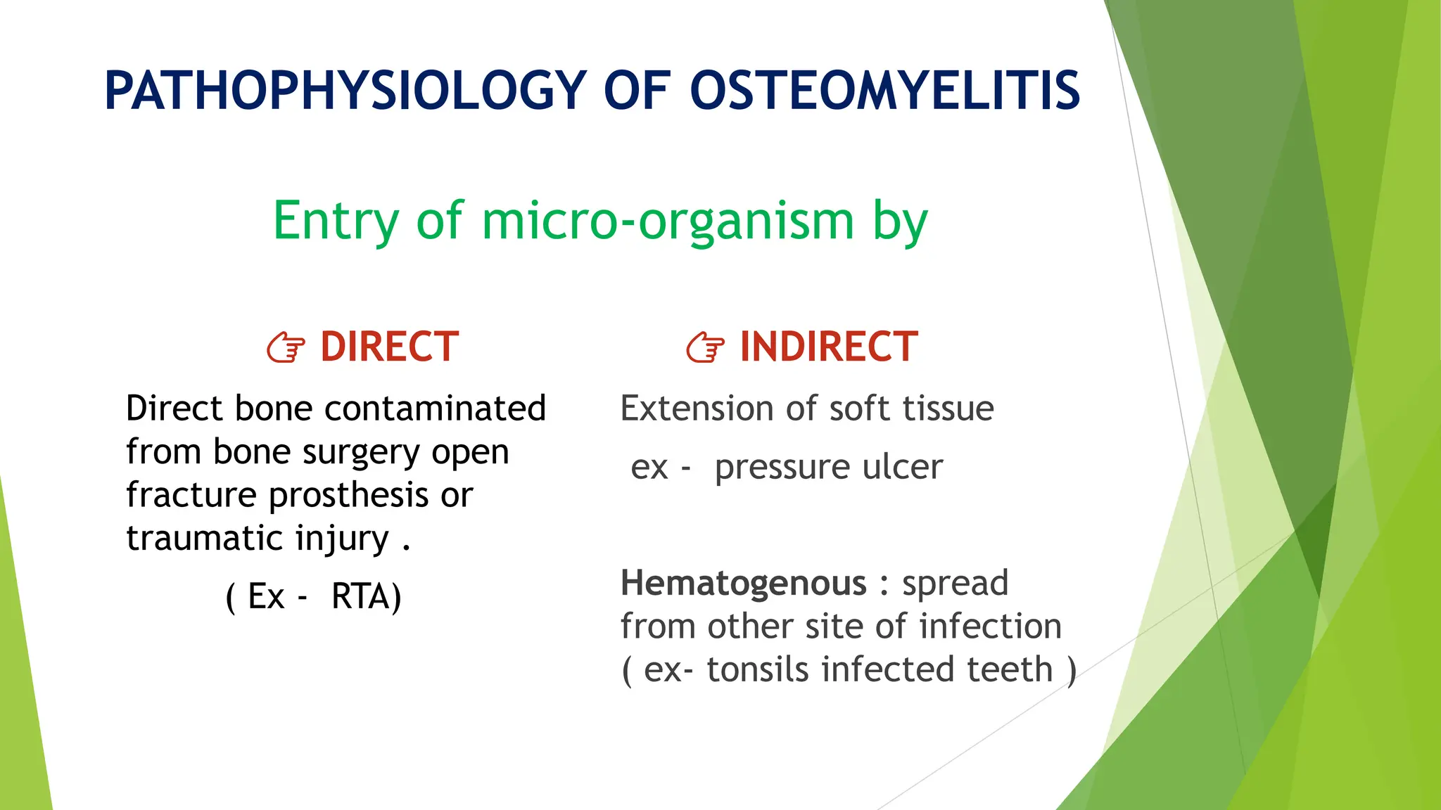 OSTEOMYELITIS PPT or SLIDE SHARE it is a bone disease | PPTX