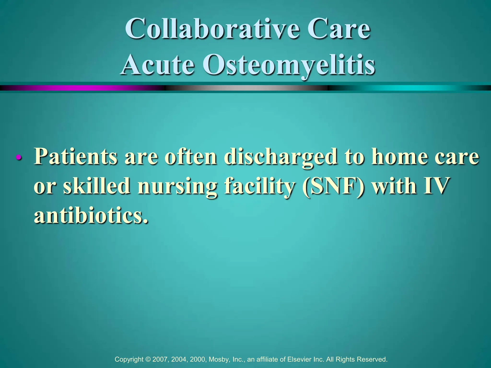 Osteomyelitis.ppt how to intervention and | PPT