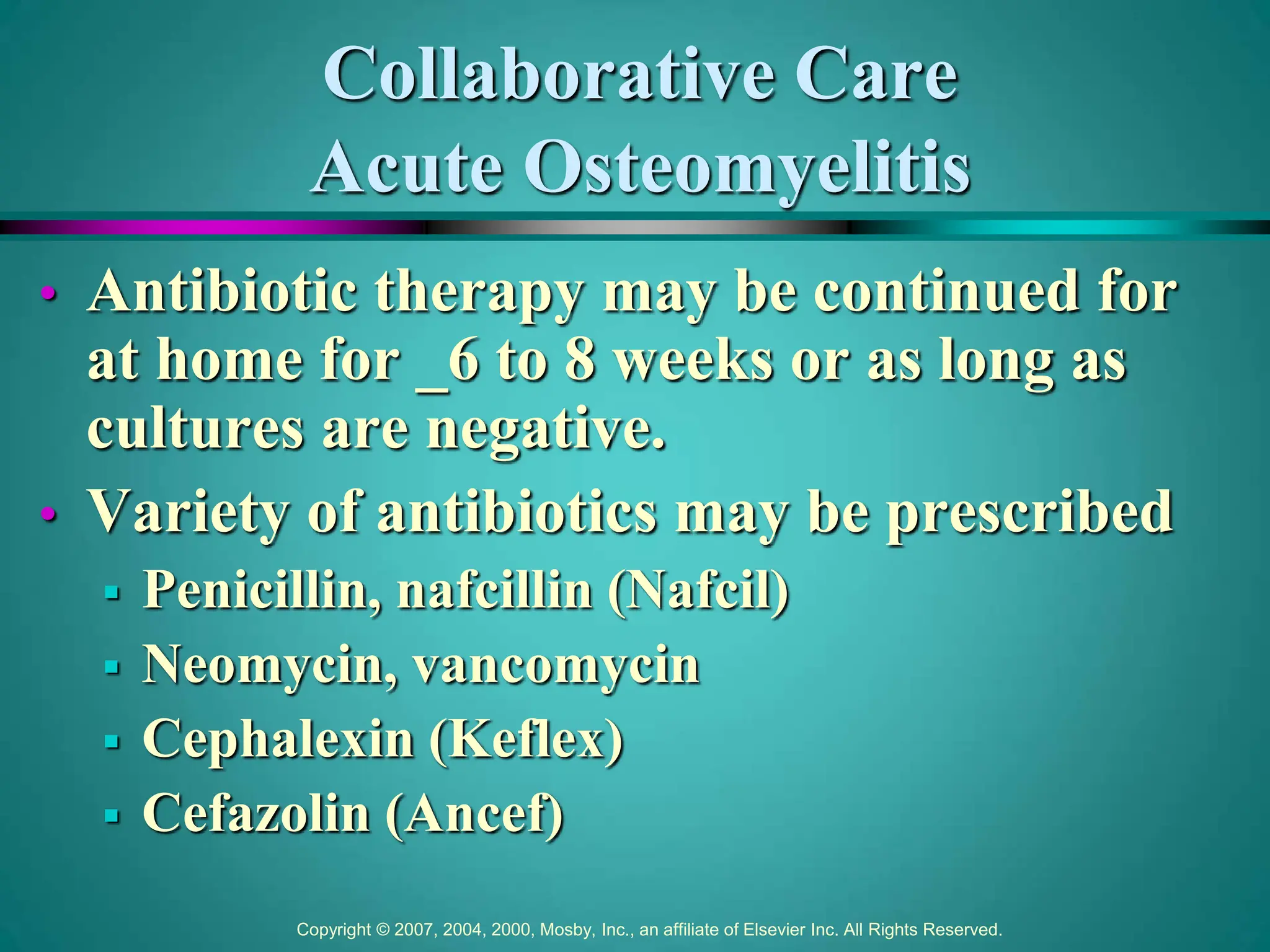 Osteomyelitis.ppt how to intervention and | PPT