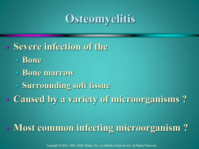 Osteomyelitis.ppt how to intervention and | PPT