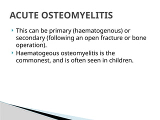 OSTEOMYELITIS.pptx. ..... | PPTX