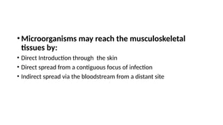 osteomyelitis.ppt bone infection OM 12 lec | PPTX