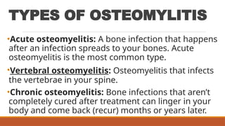 OSTEOMYELITIS PPT PRESENTATION BY REKHANJALI GUPTA | PPTX