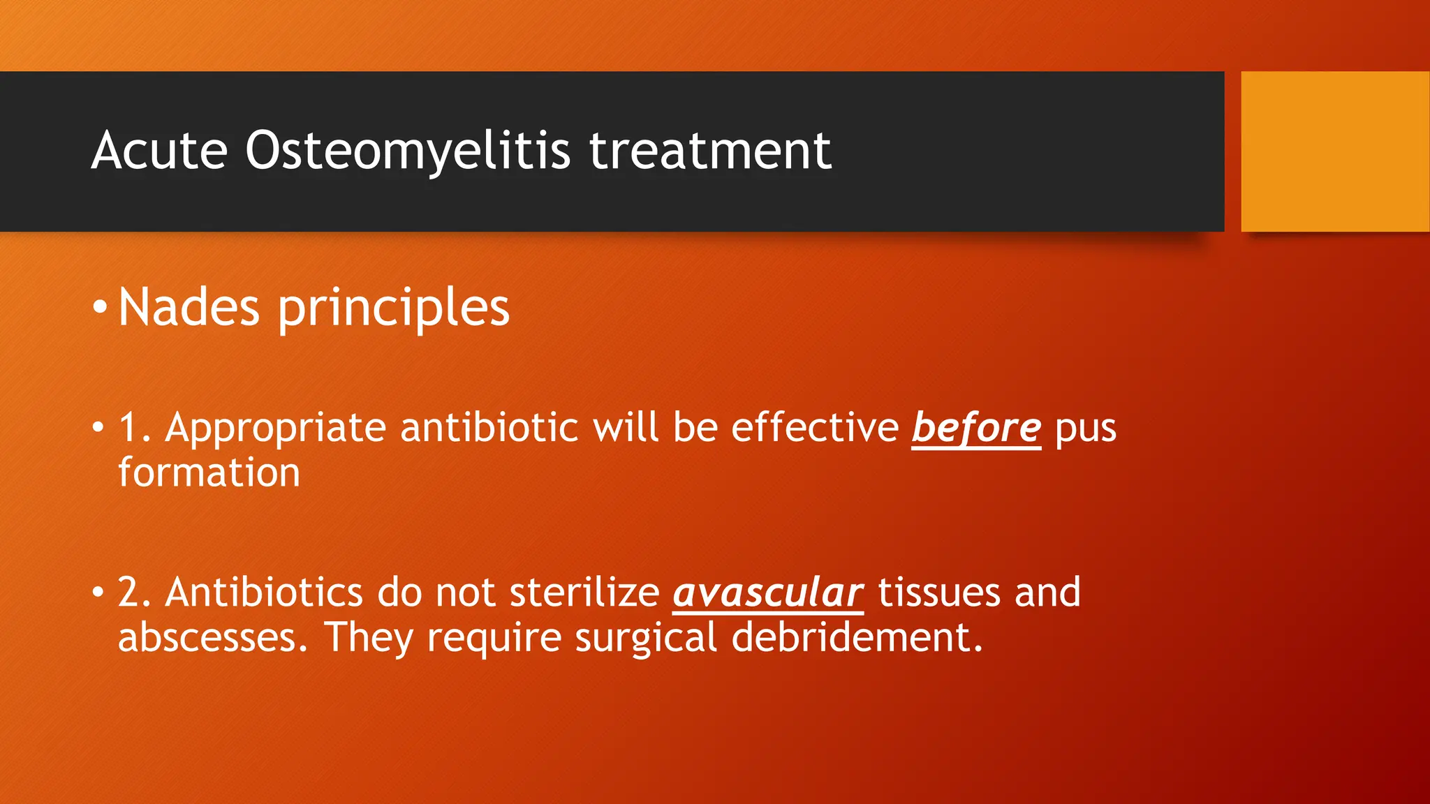 Osteomyelitis (Nutshell) | PPTX