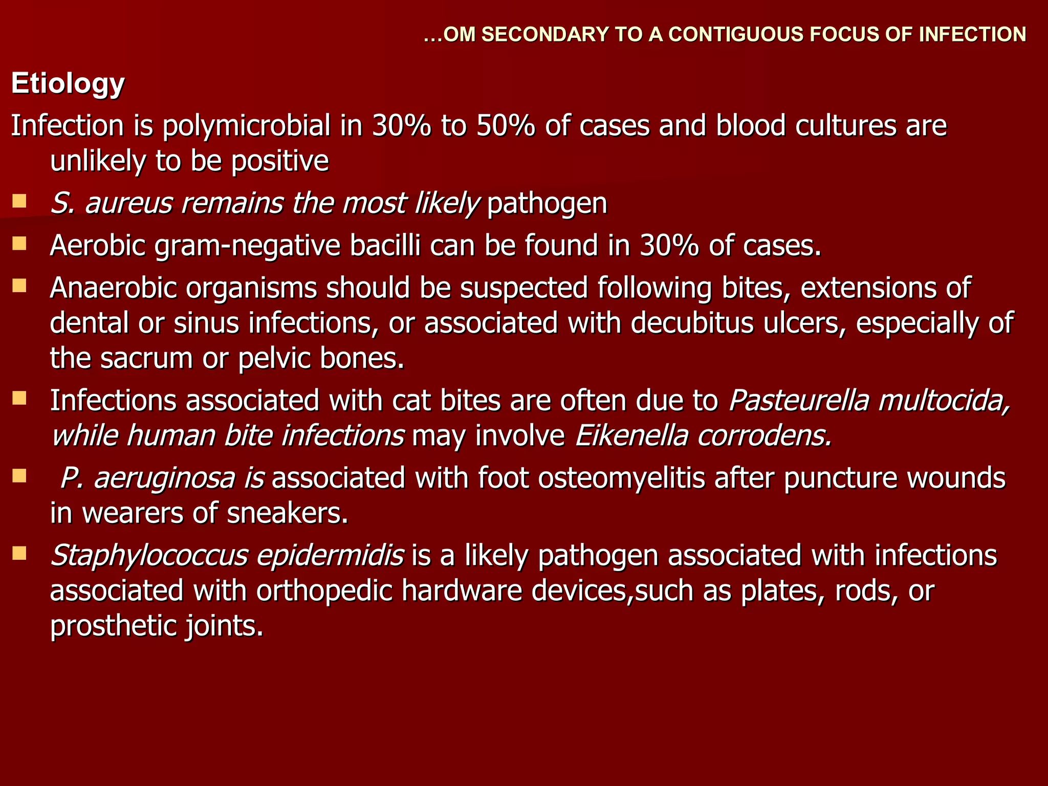Osteomyelitis In Adults | PPT