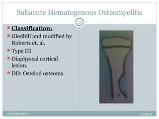 Osteomyelitis | PPT