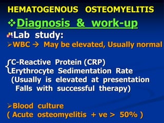 Osteomyelitis | PPT