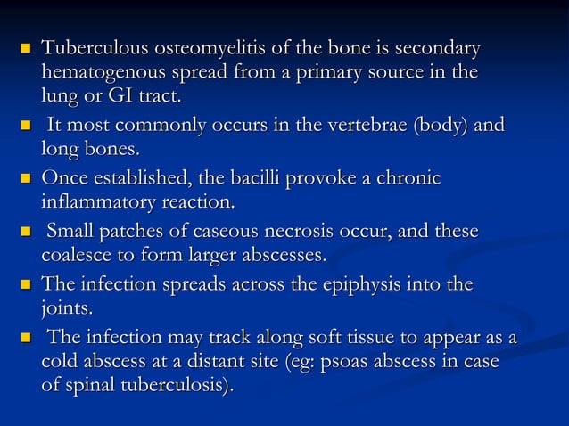 Osteomyelitis | PPT