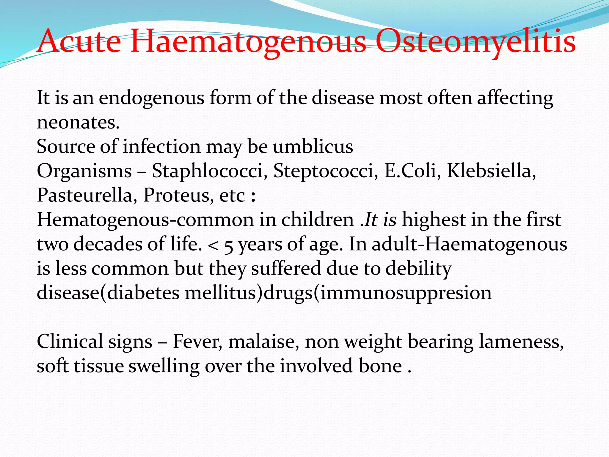 Osteomyelitis | PPTX