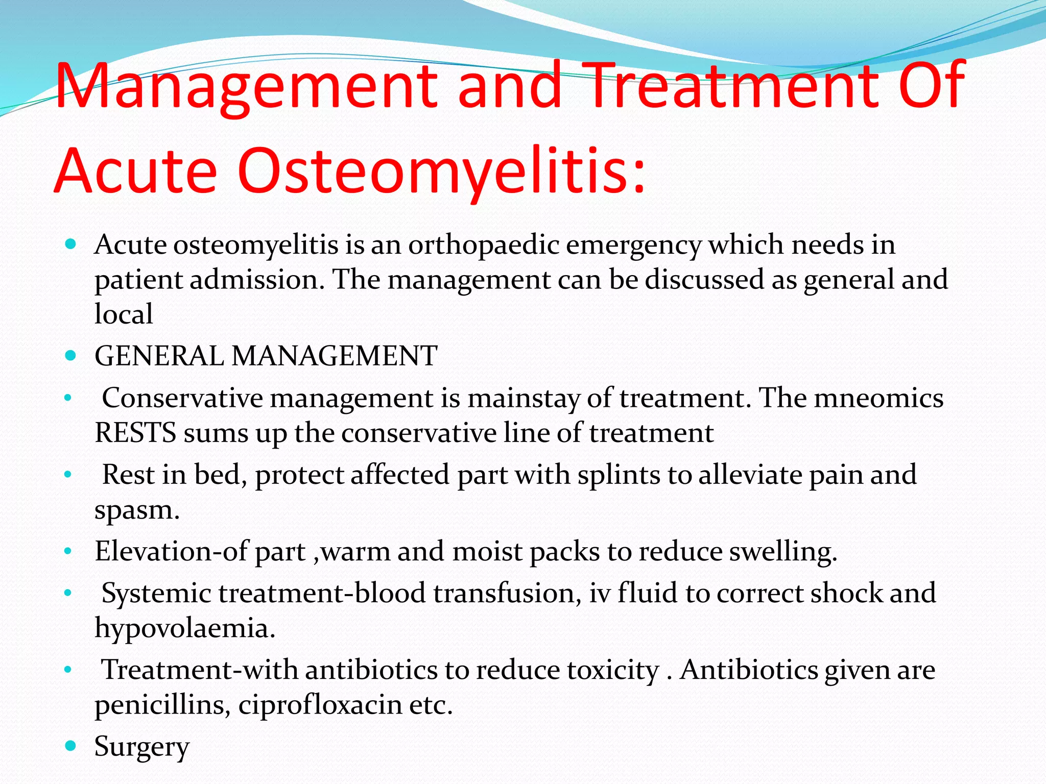 Osteomyelitis | PPTX