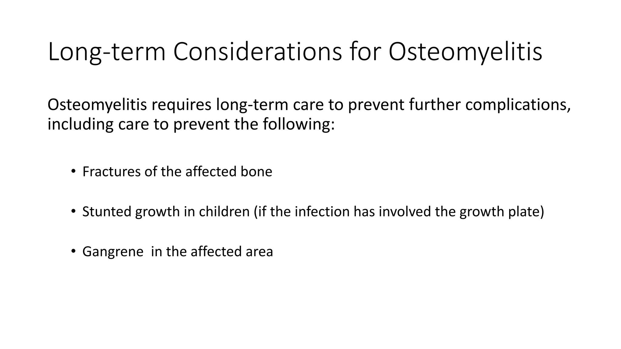 Osteomyelitis ppt for healthcare students | PPTX