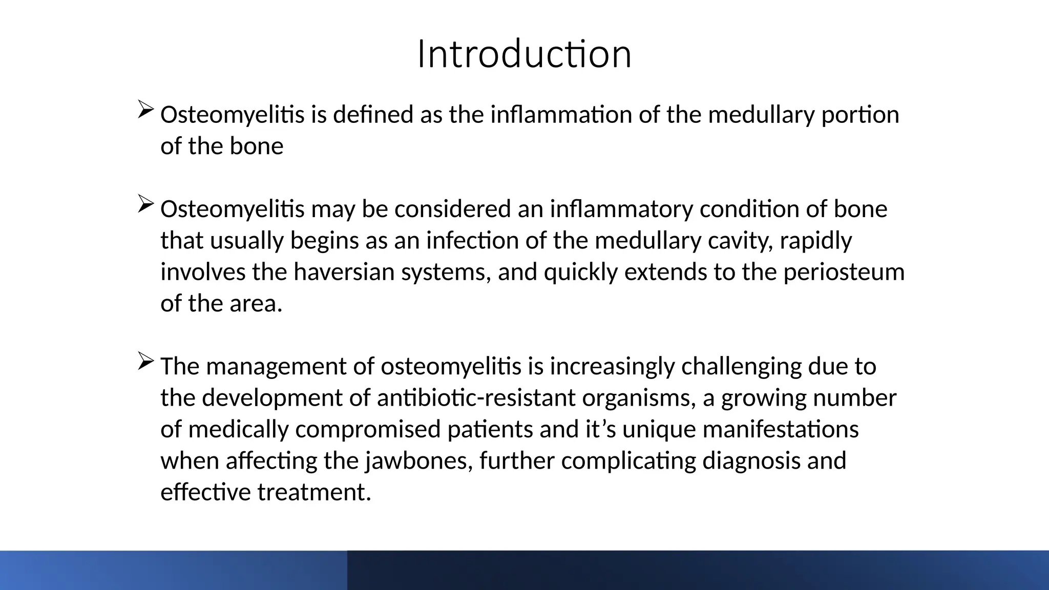 Osteomyelitis and Osteoradionecrosis of Jaw.pptx