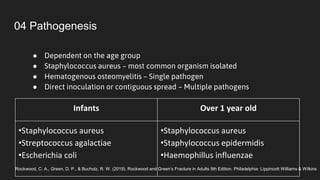 Osteomyelitis and other orthopedic infections - Cruz, LR.pptx