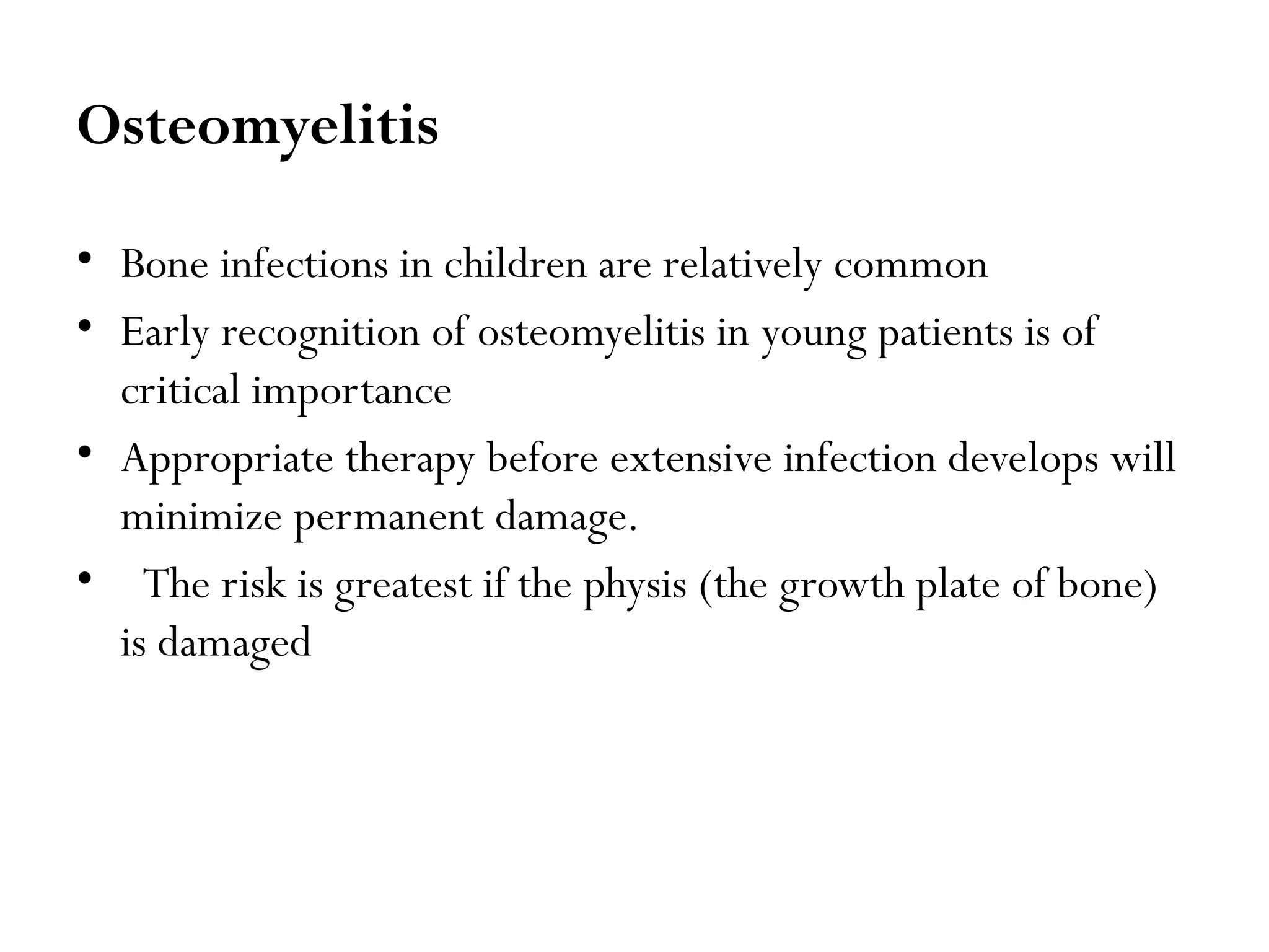 OSTEOMYELITIS and SEPTIC ARTHRITIS..pptx