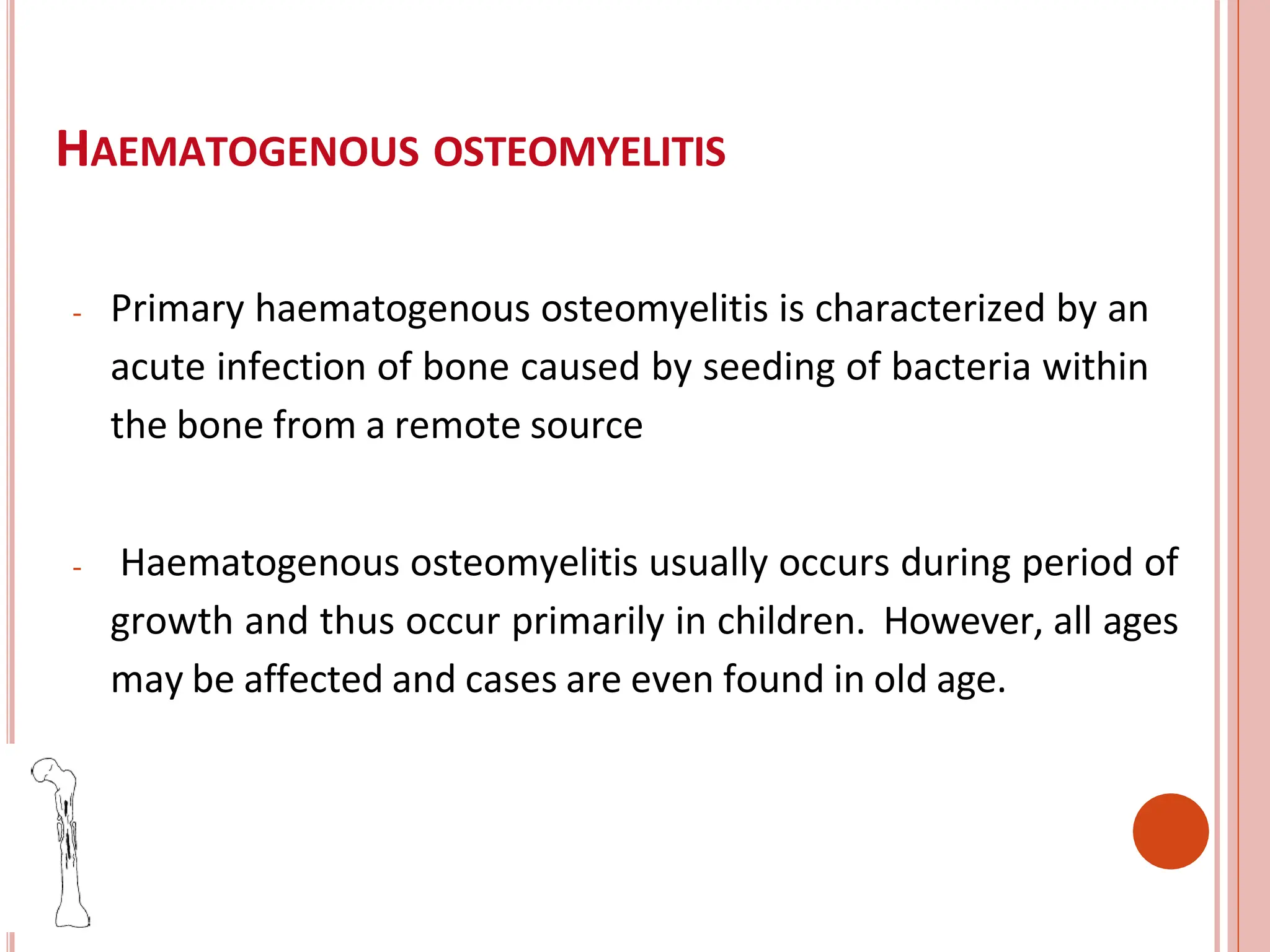osteomyelitis-Types, clinic features and treatment.pptx | Bone and ...