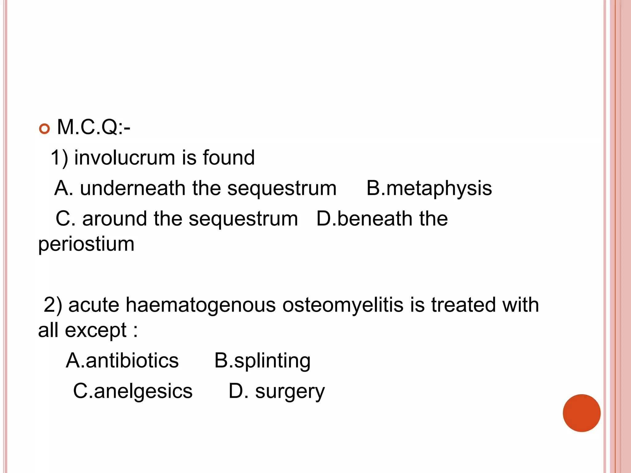Osteomyelitis | PPTX