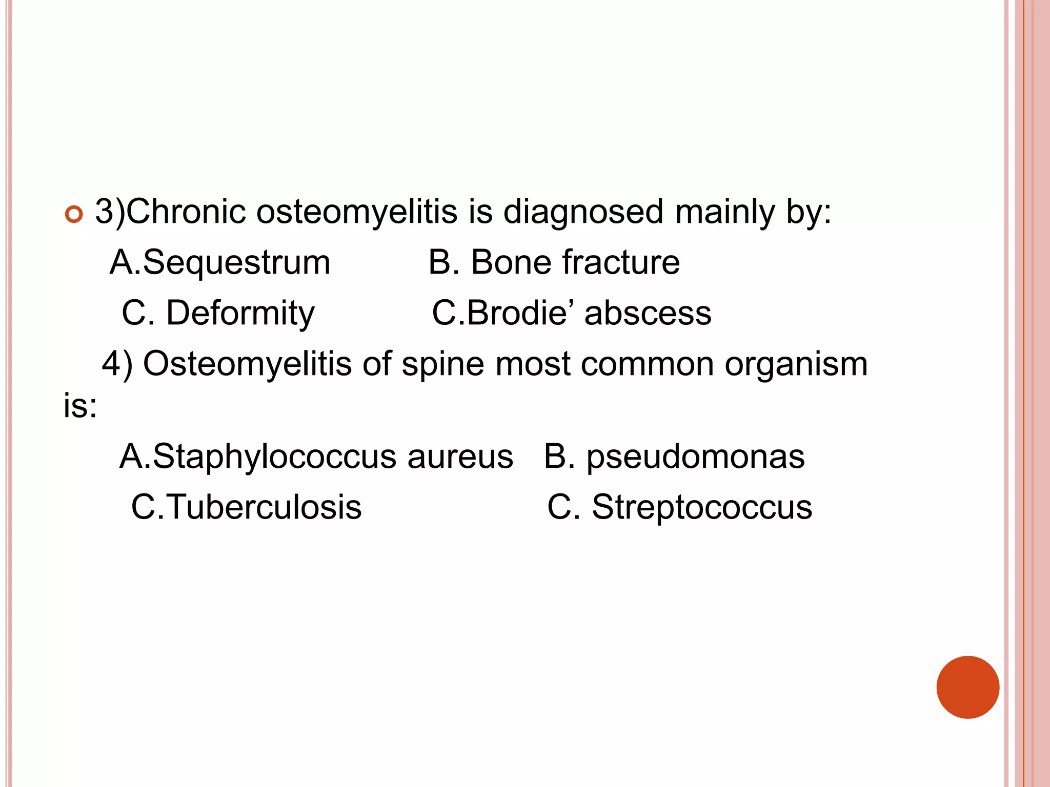 Osteomyelitis | PPTX