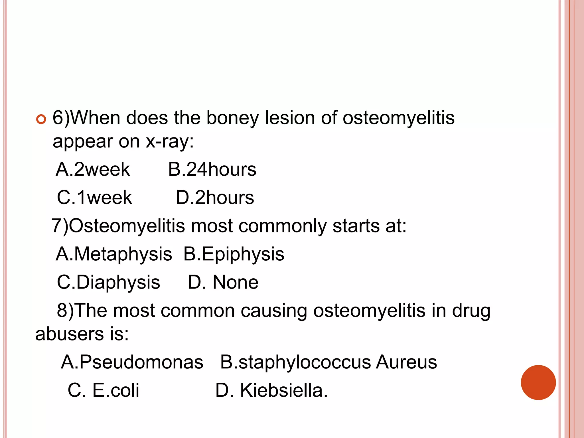 Osteomyelitis | PPTX