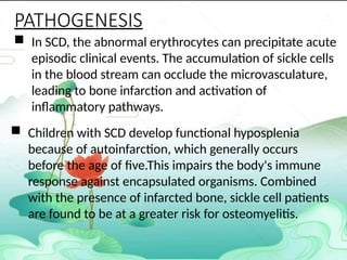 Sickle cell disease, crises manifestation | PPTX