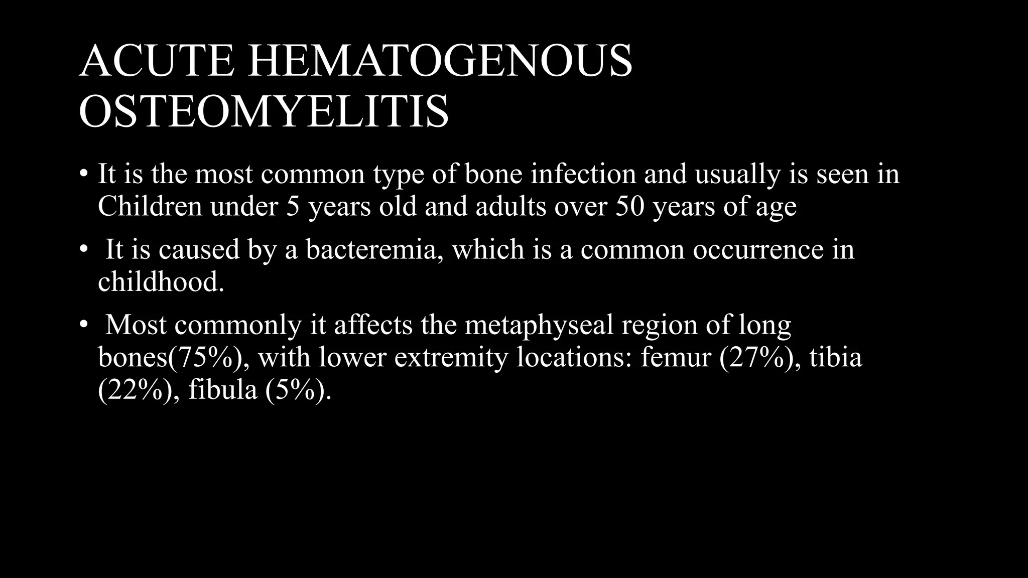 Osteomyelitis investigation profile | PPTX | Bone and Joint Conditions ...