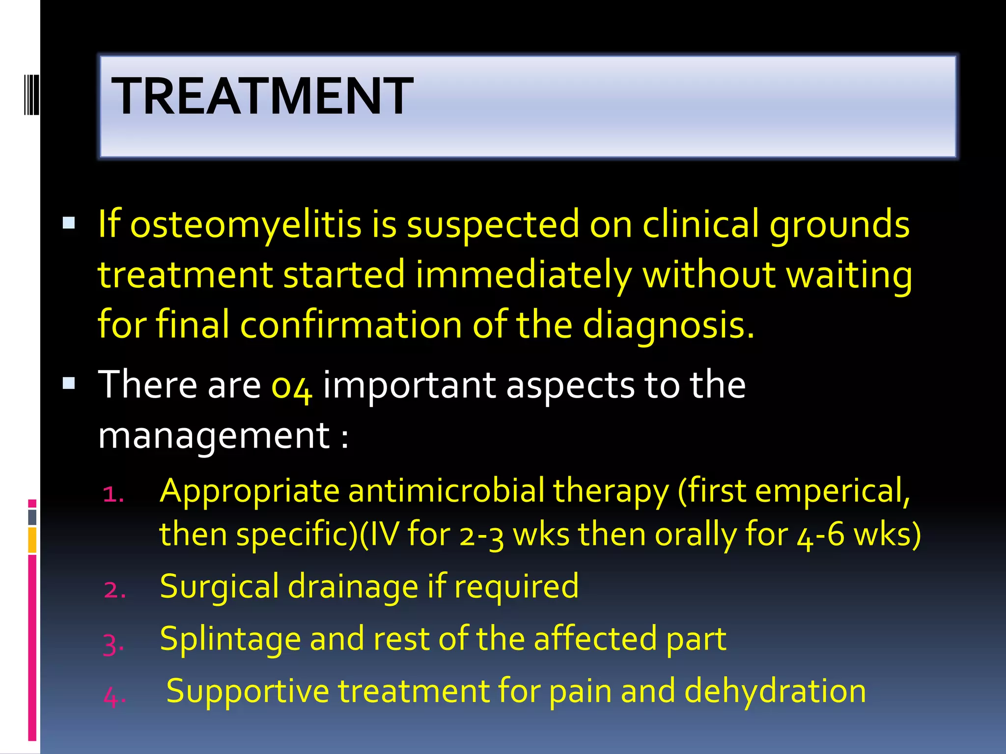 Osteomyelitis & its management | PPTX