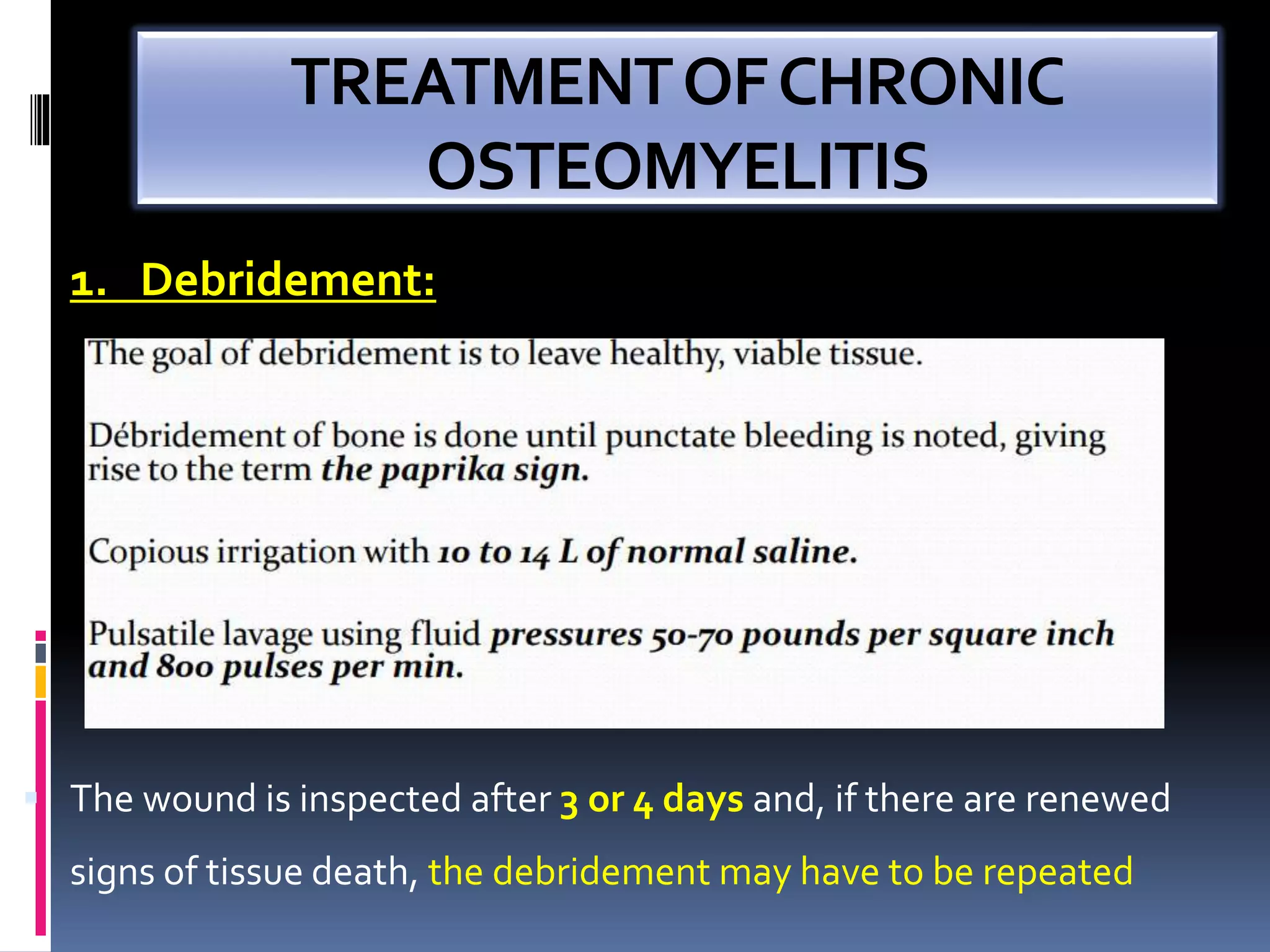 Osteomyelitis & its management | PPTX