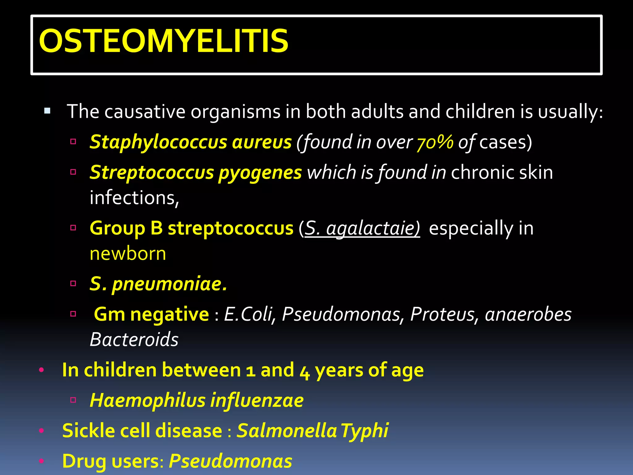 Osteomyelitis & its management | PPTX