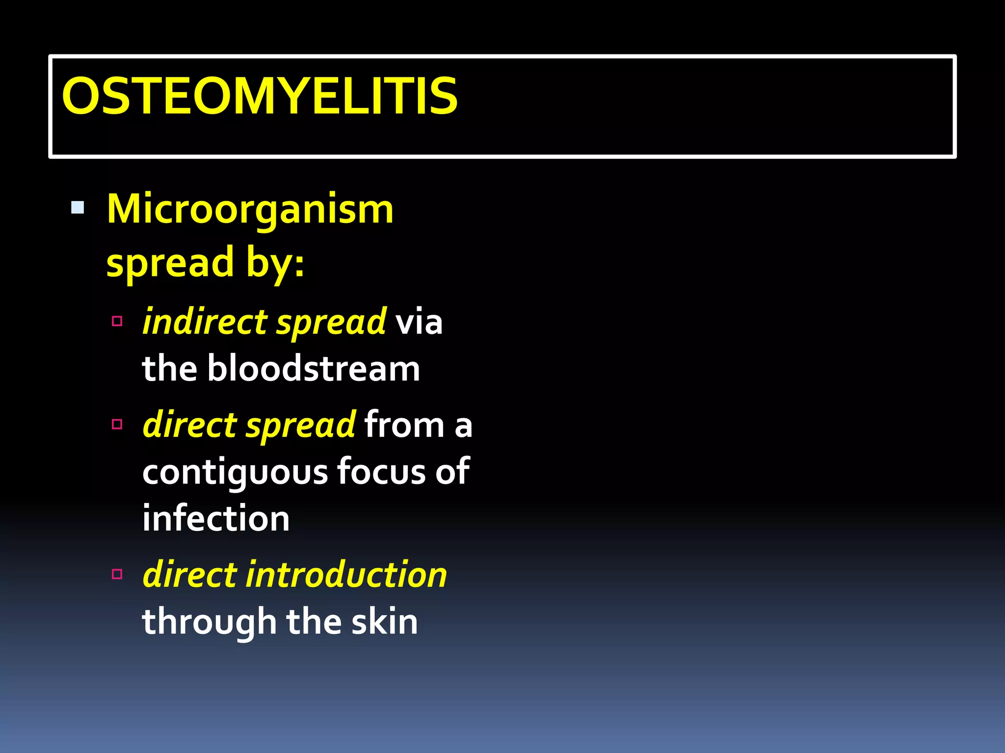 Osteomyelitis & its management | PPTX