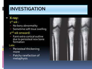 Osteomyelitis & its management | PPT